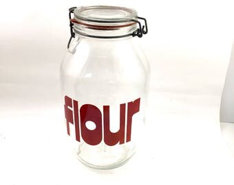 Flour jar | Etsy