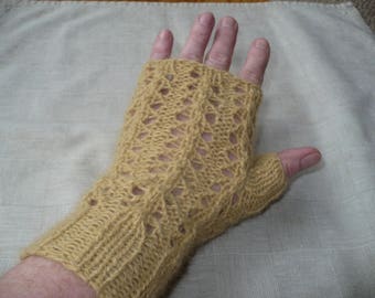 Knitting Pattern PDF Trigger Finger Mittens for Men and