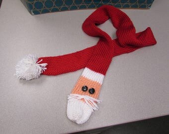 Santa scarf | Etsy
