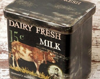 Cow canisters | Etsy