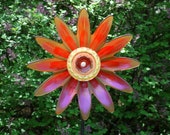 UNIQUE garden art made with recycled glass by GlassBlooms on Etsy
