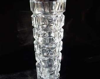 Lead crystal vase | Etsy