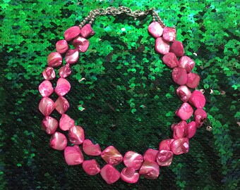 Pink shell jewelry | Etsy
