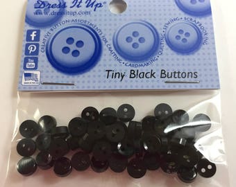 Black buttons | Etsy