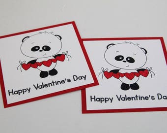 Panda bear valentine | Etsy