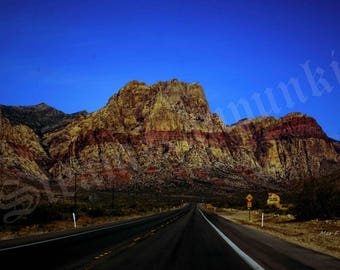 Red Rock Canyon Sunset Desert Sunset Fine Art Photographic