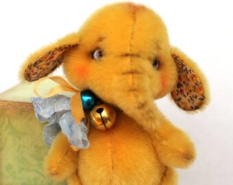 Yellow teddy bear | Etsy