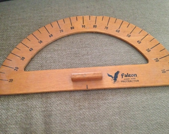 Vintage protractor | Etsy
