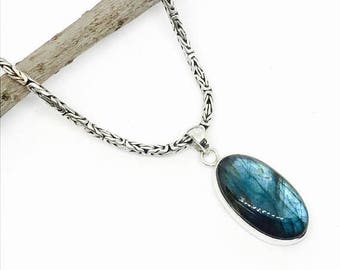 Labradorite pendant | Etsy