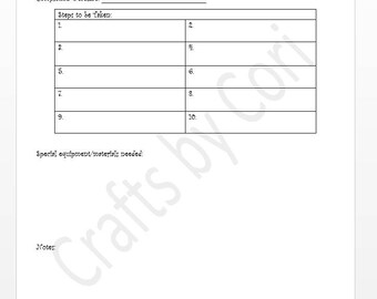 Project planning | Etsy