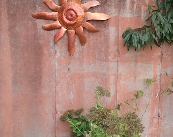 Sunburst wall decor | Etsy