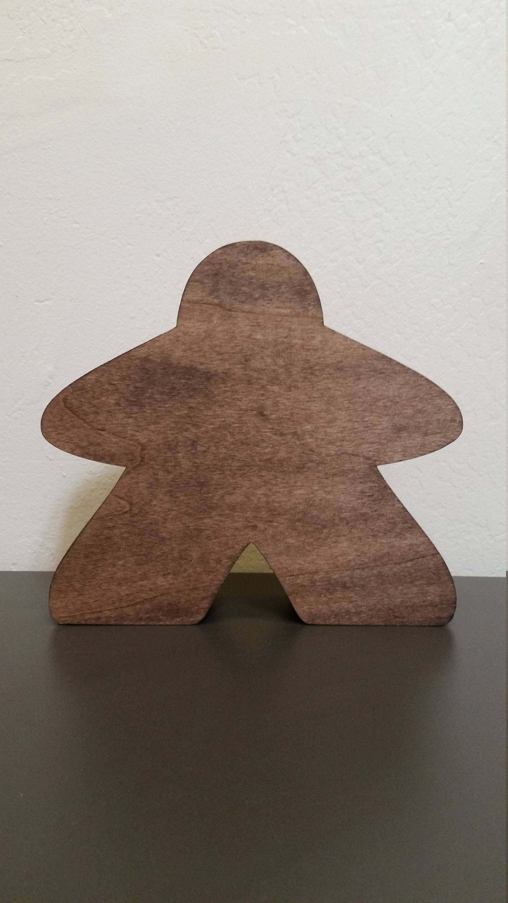 7 tall wooden meeple