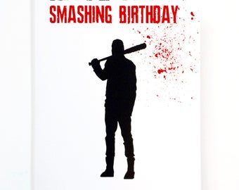 Walking dead card | Etsy