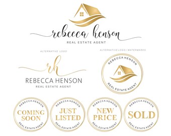 Real Estate logo design Realtor logo key logo Premade