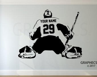 Hockey wall decor | Etsy