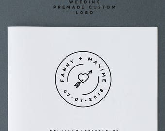 Wedding logo design | Etsy