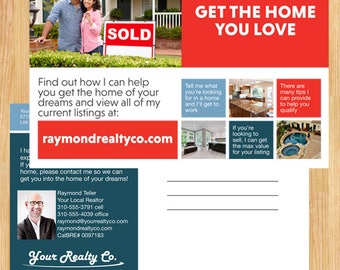 Real estate postcard | Etsy