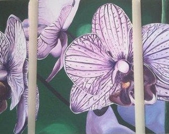 Orchid painting | Etsy