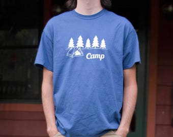 Camp t shirts | Etsy
