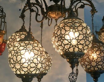 Moroccan lighting | Etsy