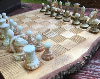 Ceramic chess set | Etsy