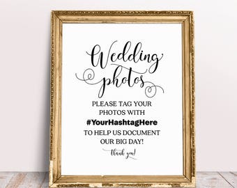 Hashtag wedding sign | Etsy