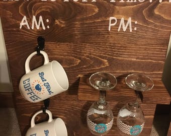 Am pm sign | Etsy