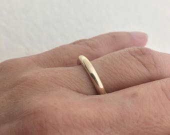 Thick gold ring | Etsy