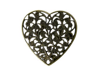 Filigree heart | Etsy