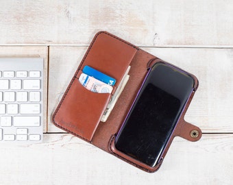 Leather Double Phone Case Dual Phone Case Leather iPhone