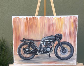 Cafe racer art | Etsy