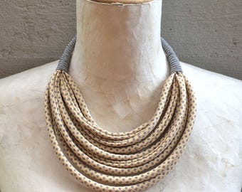 Fabric necklace | Etsy