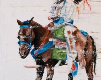 Western Artist: Ron Stewart Stage Coach Oil Painting