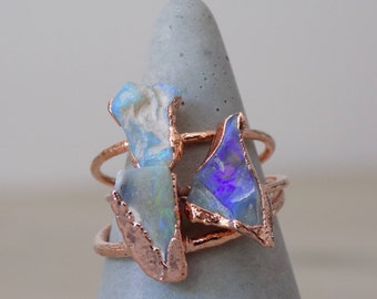 Fire opal ring | Etsy