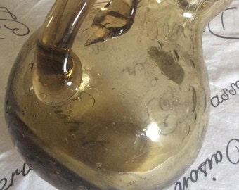 Hand blown pitcher | Etsy