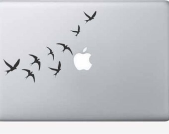 Flying birds decal | Etsy