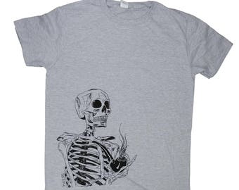 Skeleton shirt | Etsy