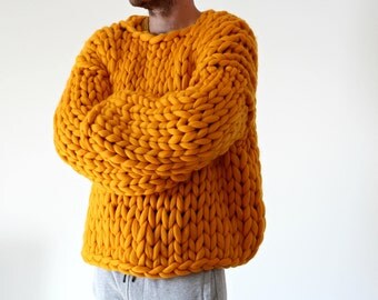 Hand knit sweater | Etsy