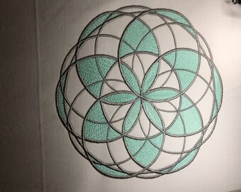 Geometric embroidery | Etsy