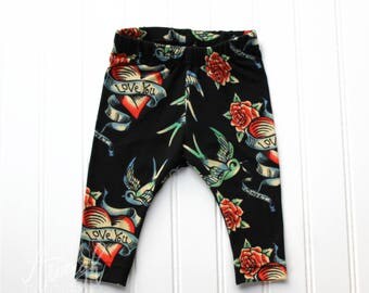 Tattoo leggings | Etsy