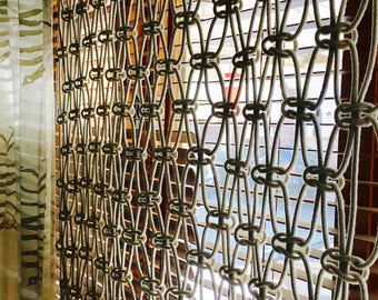 Macrame curtain | Etsy