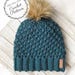 The Kennedy Beanie Crochet PATTERN / Written Tutorial / PDF