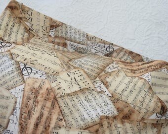 Sheet music fabric | Etsy