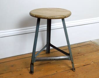Industrial stool | Etsy