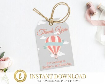 Printable favor tags | Etsy