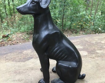 Greyhound statue | Etsy