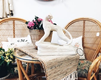 Jute tablecloth | Etsy