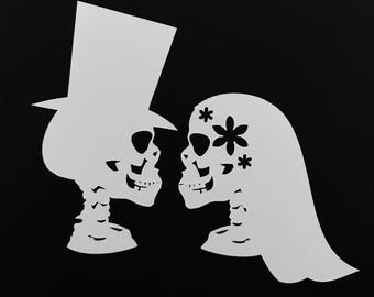 Skeleton bride groom | Etsy