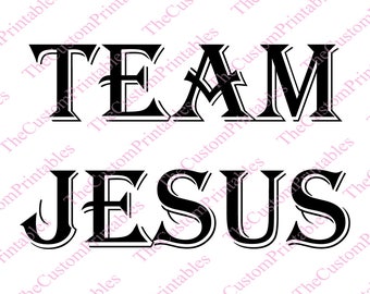 Team jesus | Etsy