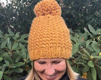 Popcorn stitch hat | Etsy